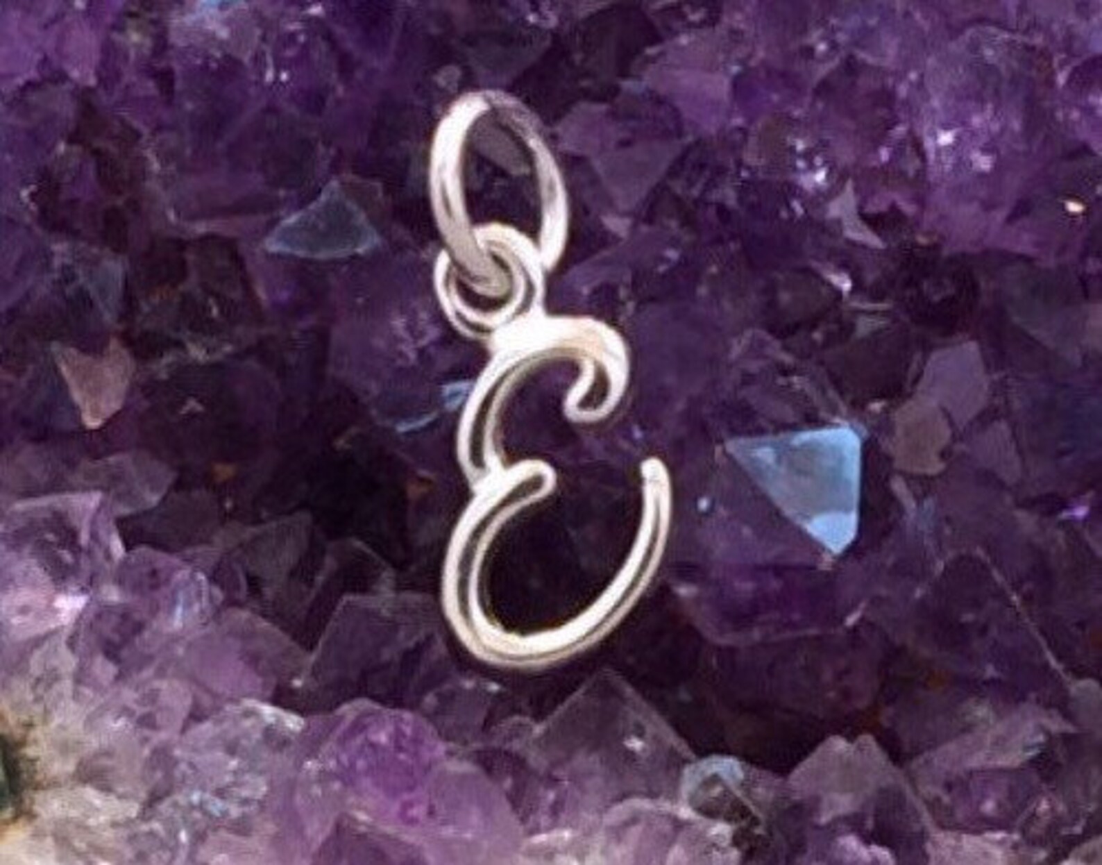 Alphabet Charm Letter Charm E Charm Letter E Charm Script | Etsy