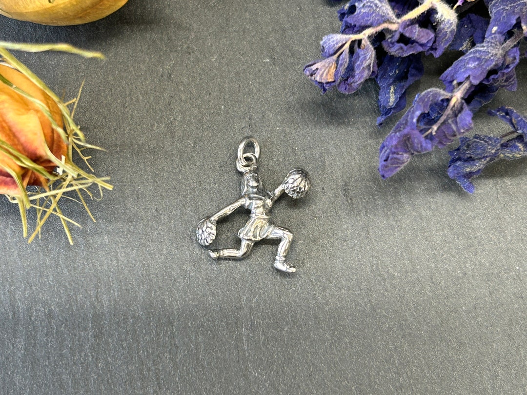 Cheerleader Charm, Cheer Charm, Cheer Leader Charm, Cheer Mom Charm ...