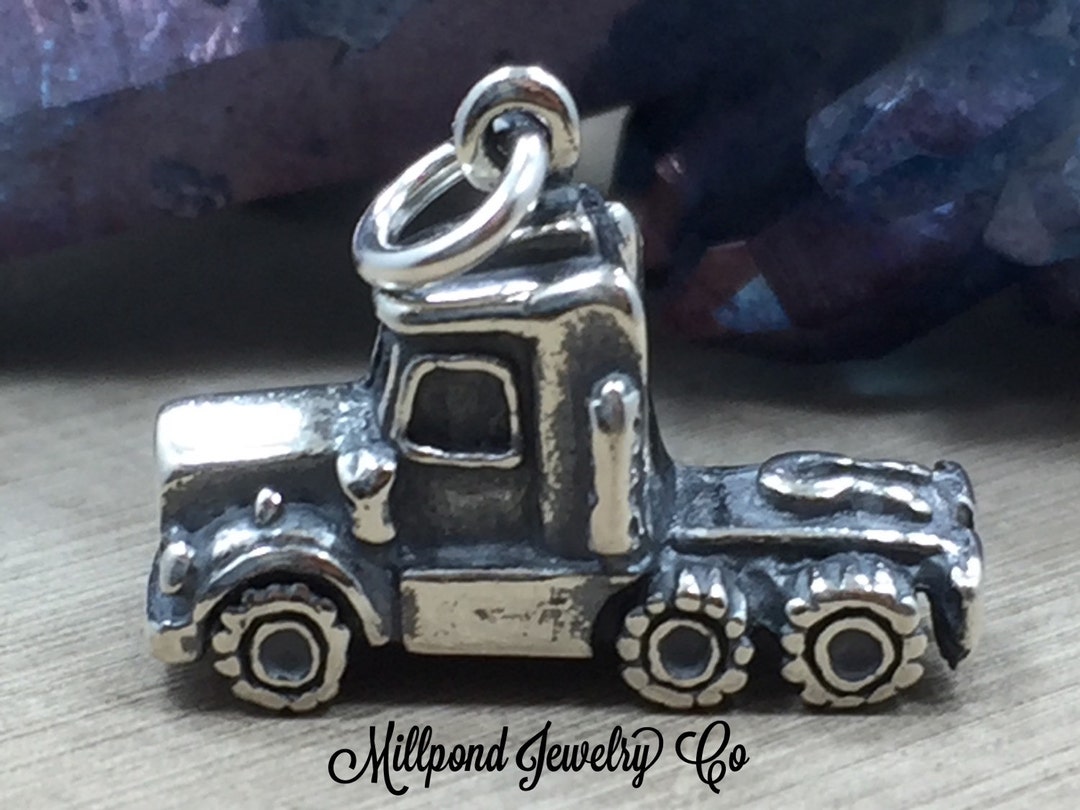Semi Charm, Trucker Charm, Truck Charm, Big Rig Charm, Truck Driver ...