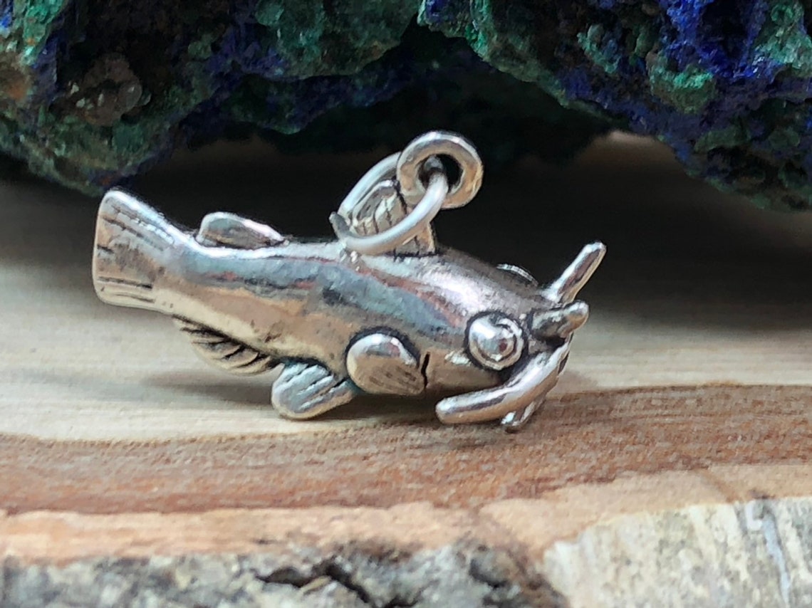 Catfish Charm Fish Charm Fisherman Charm Fishing Charm - Etsy