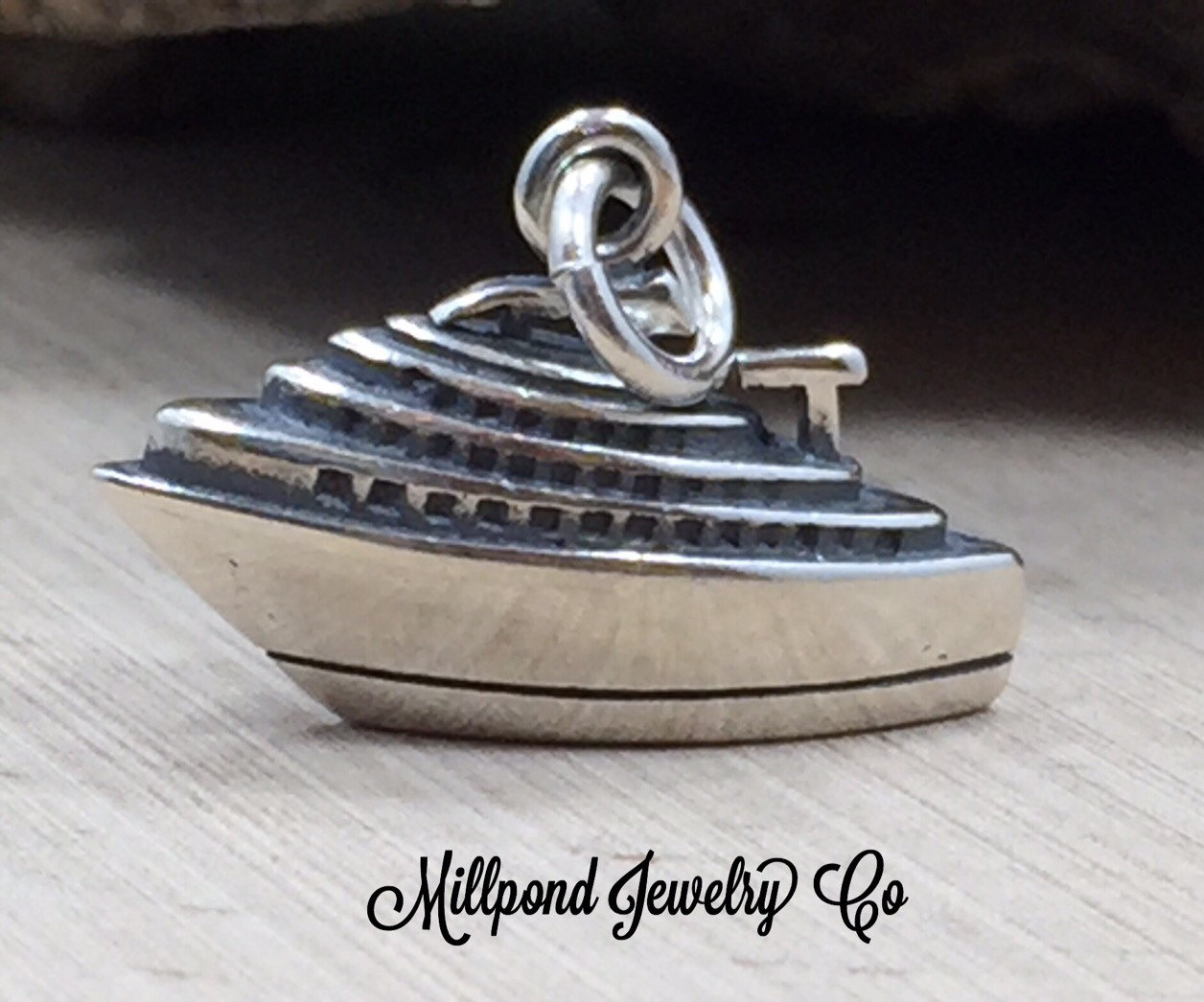 Cruise Ship Charm, Cruise Ship Pendant, Vacation Charm, Vacation ...
