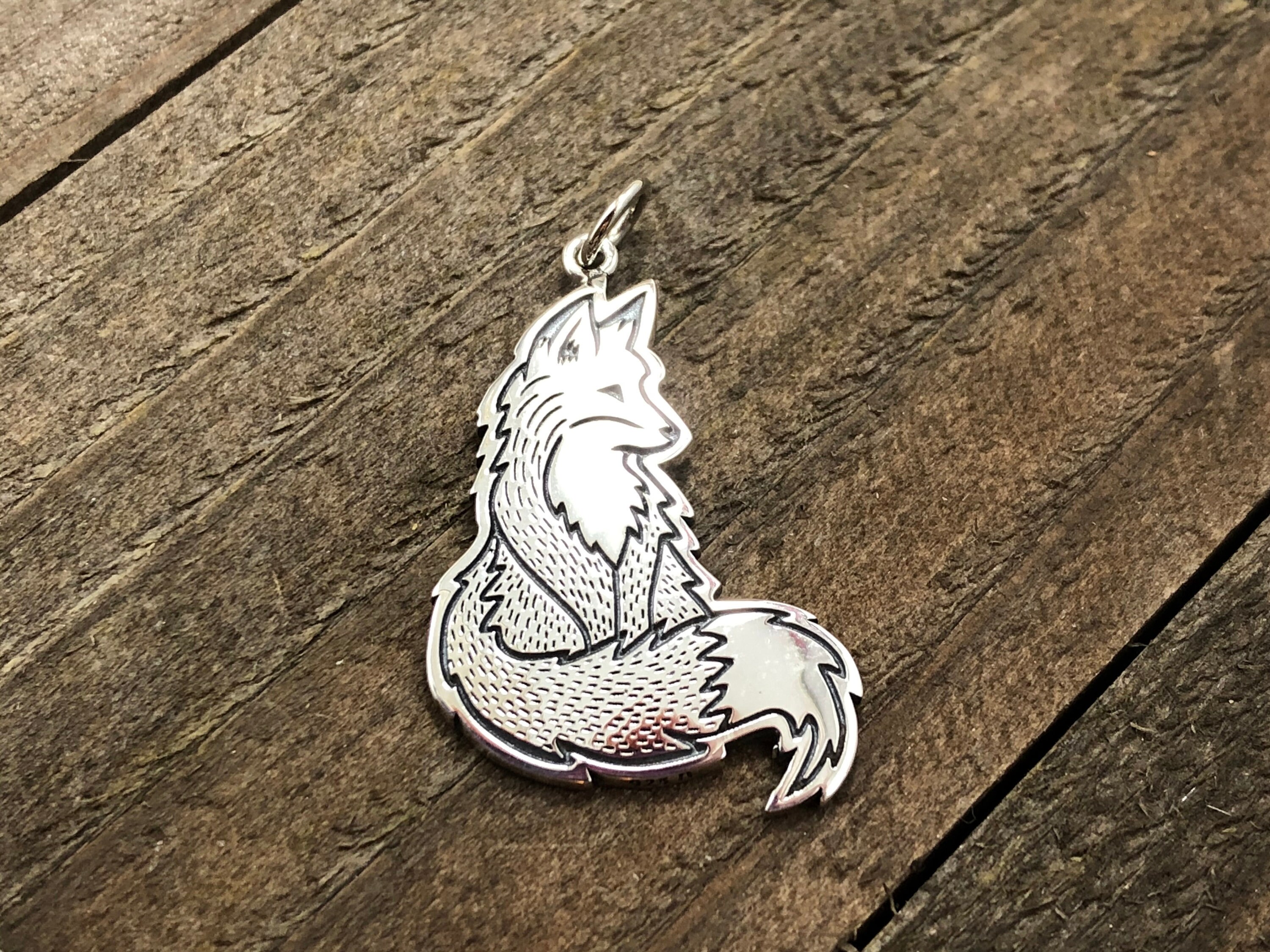 Sterling Silver Fox Charm Fox Charm Animal Lover Charm Zoo | Etsy
