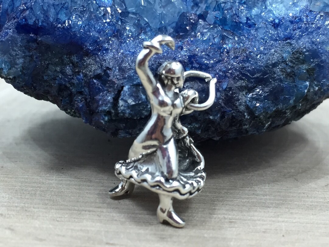 Flamenco Dancer Charm, 3D Flamenco Dancer Charm, Dance Charm, Dance ...