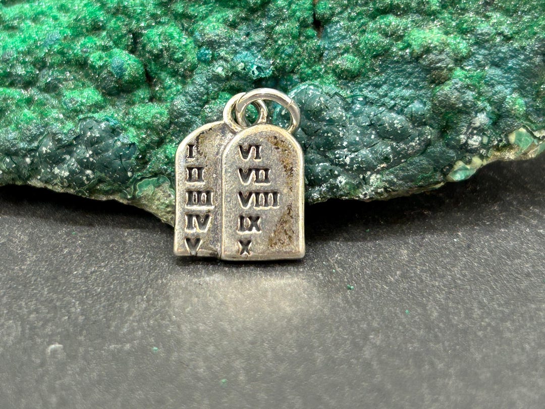 Ten Commandments Tablets Charm, Ten Commandments Charm, Bible Charm ...