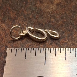 Alphabet Charm, Letter Charm, G Charm, Letter G Charm, Script Letter ...