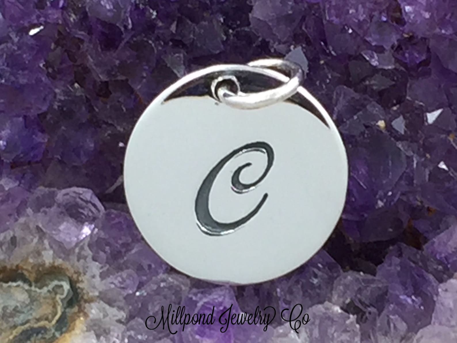 Alphabet Charm Letter Charm C Charm Letter C Charm Script | Etsy