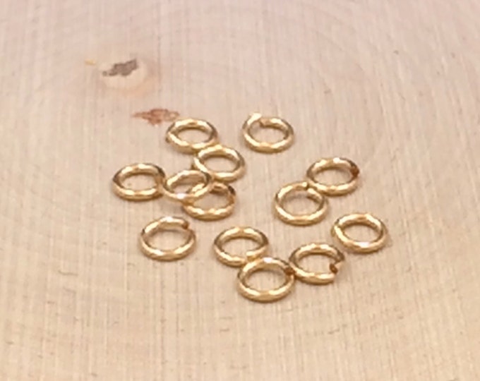 Hard Snap Jump Rings, Locking Jump Rings, Jump Rings, Gold Filled Jump ...