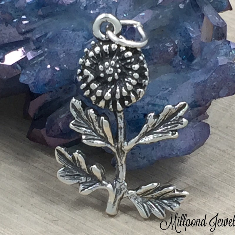 Dandelion Charm - Etsy