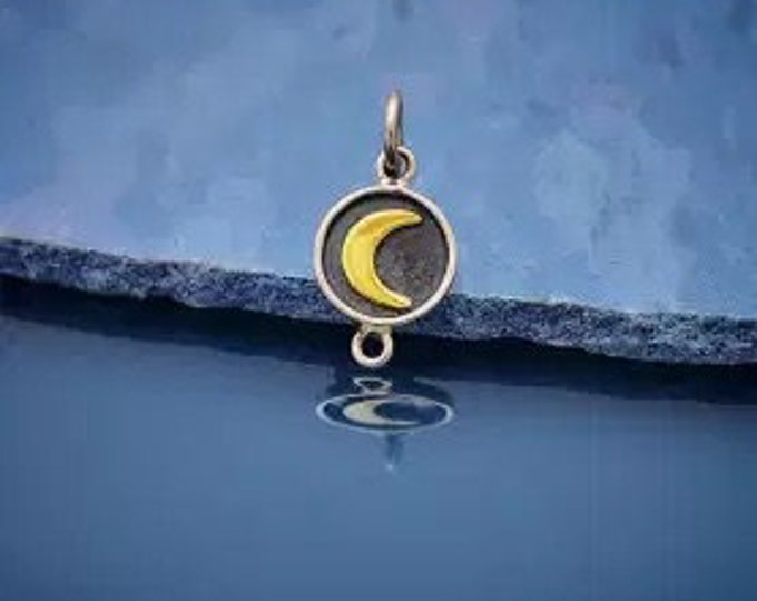 Sterling Silver Ouroboros Charm With Moon Phases, Phases of the Moon ...