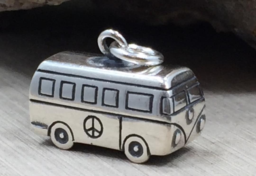 VW Van Charm, VW Bus Charm, Van Charm, Bus Charm, Hippie Van Charm ...