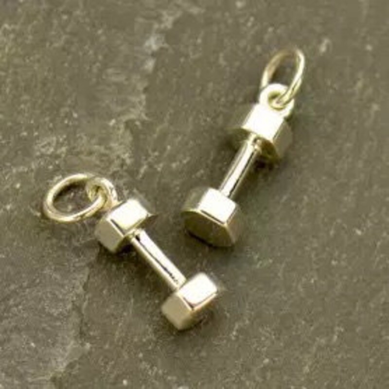 Dumbbell Charm - Etsy