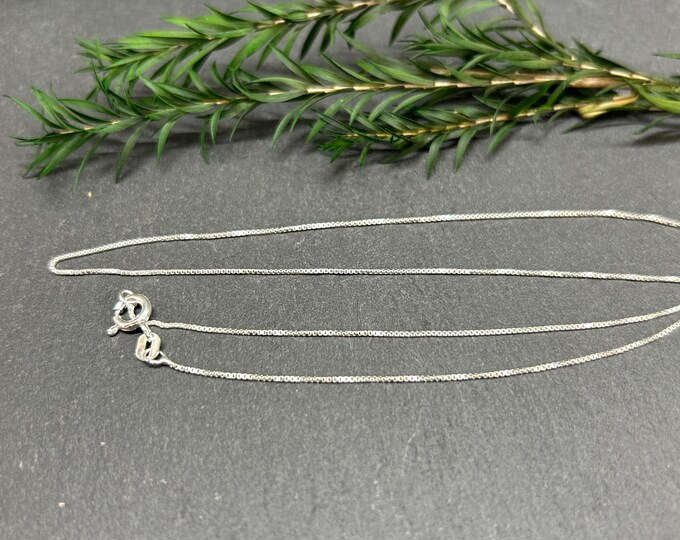 Necklace Chains, Replacement Chains, Sterling Silver Chains, Box Chain ...