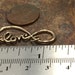 Infinity Love Script Festoon, Infinity Connector, Infinity Charm ...