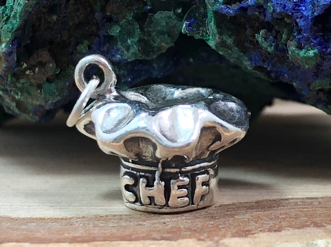 Chef Hat Charm, Chef Hat Pendant, Chef Hat, Cook Hat, Chef Gift ...