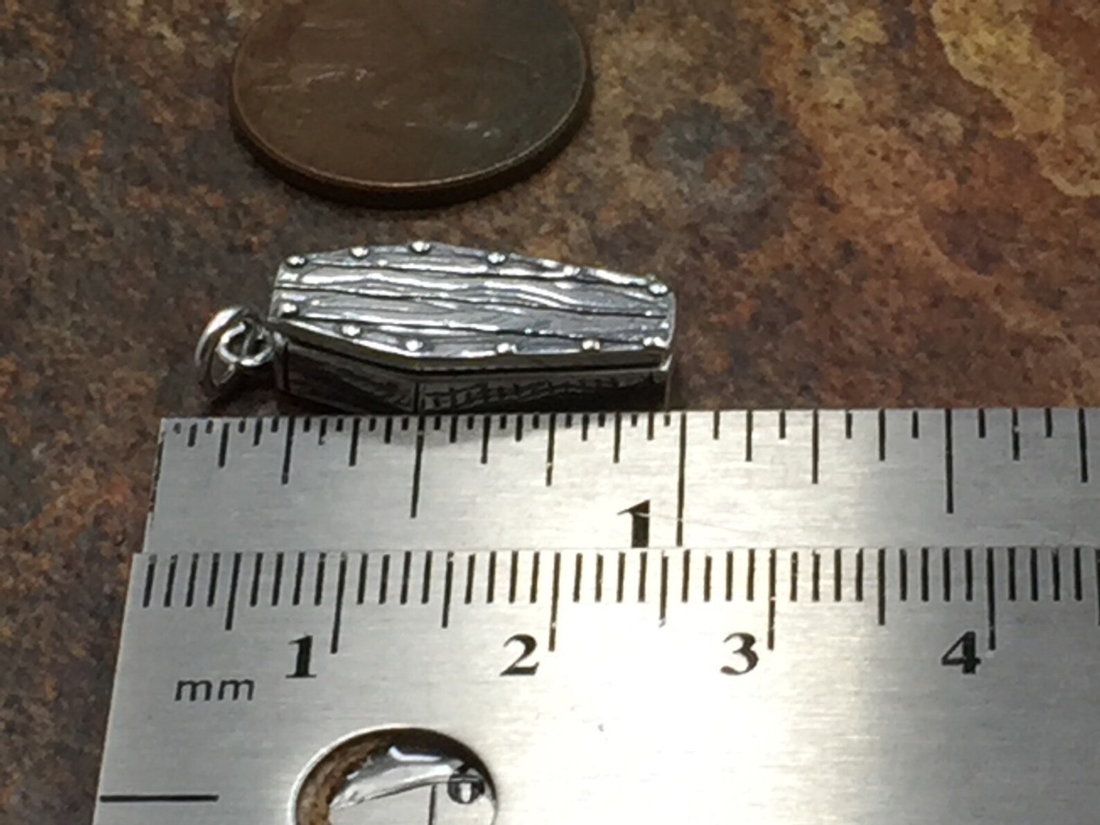 Coffin Charm, Casket Charm, Dead Charm, Death Charm, Funeral Charm ...