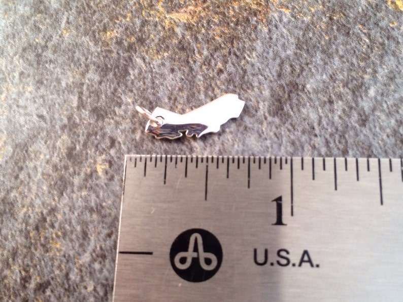 California Charm California Pendant California Stamping | Etsy