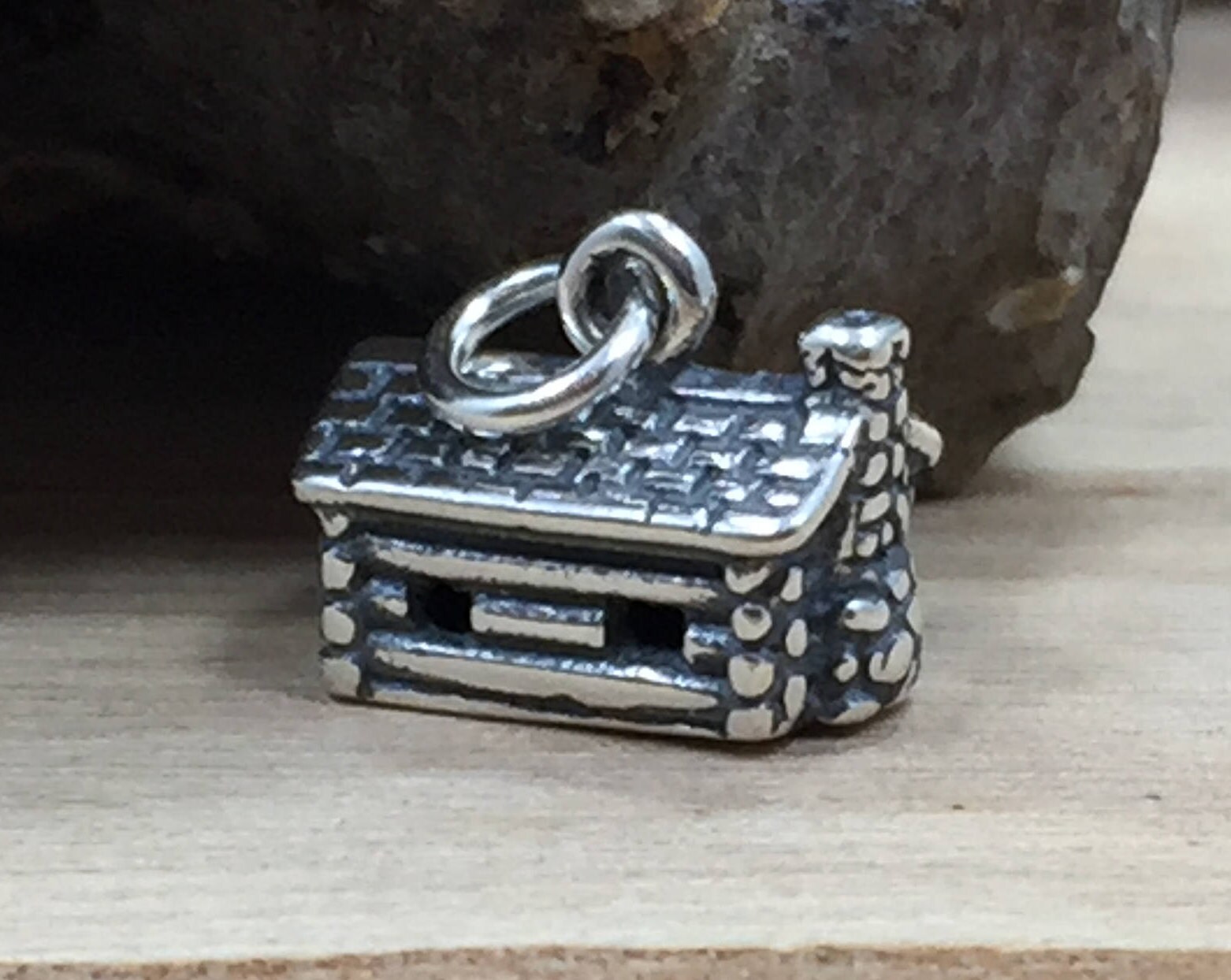 Cabin Charm Log Cabin Charm Wilderness Charm Camping Charm | Etsy