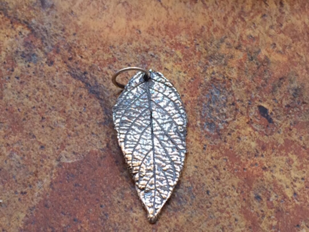 Leaf Charm Leaf Pendant Nature Pendant Nature Charm - Etsy