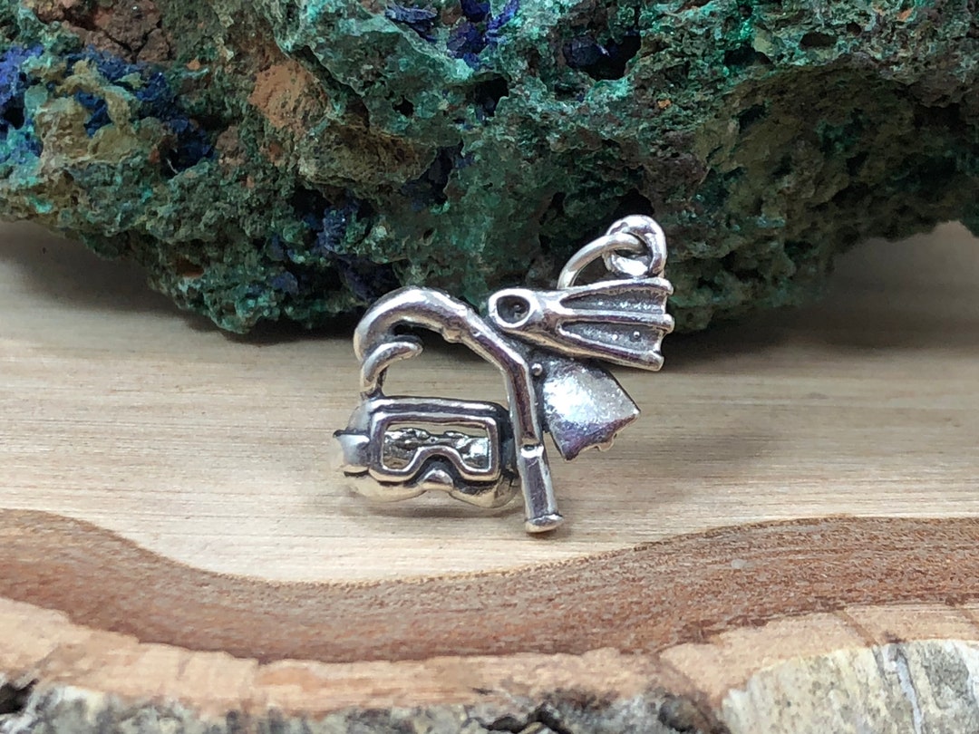 Flipper, Mask & Snorkel Charm, Swim Fins Charm, Swim Flipper Charm ...