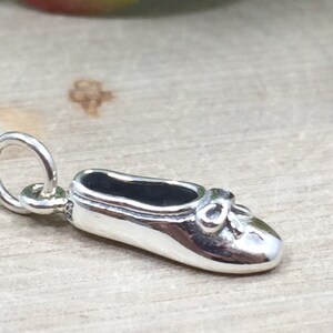 Ballerina Slipper Charm, Ballerina Slipper Pendant, 3D Ballerina ...