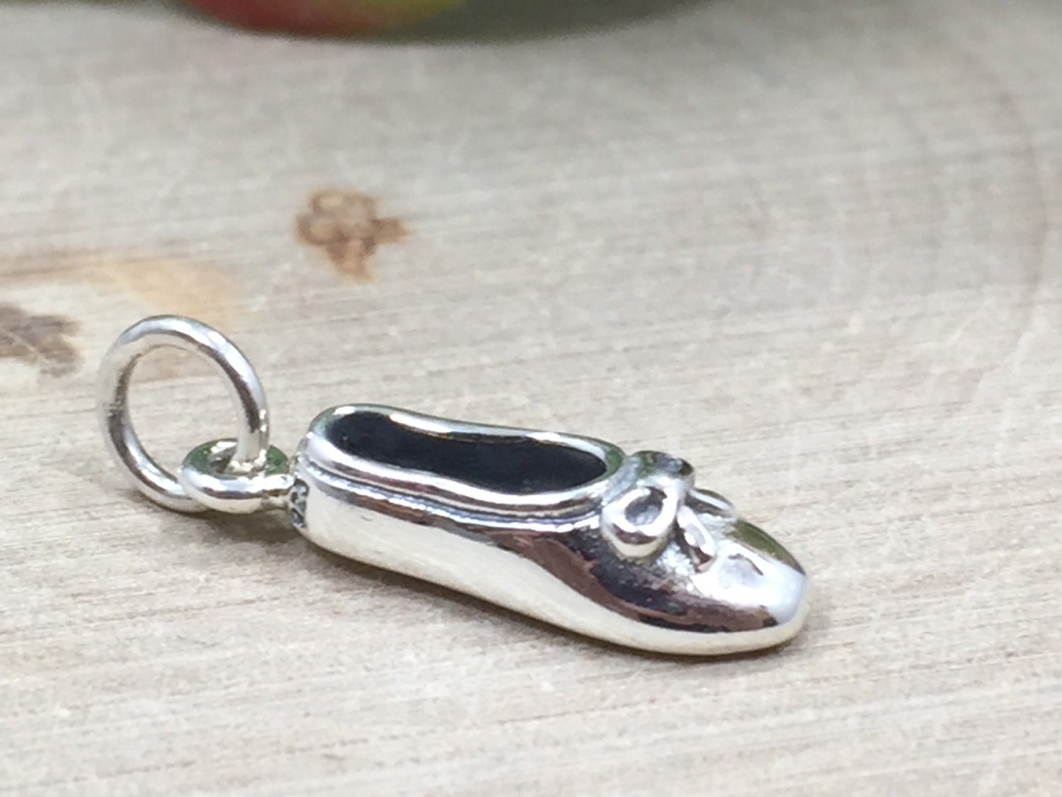 Ballerina Slipper Charm Ballerina Slipper Pendant 3D - Etsy