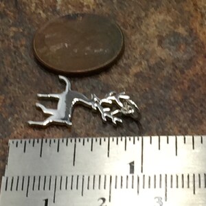 Stag Charm Deer Charm Buck Charm Deer Pendant Sterling - Etsy