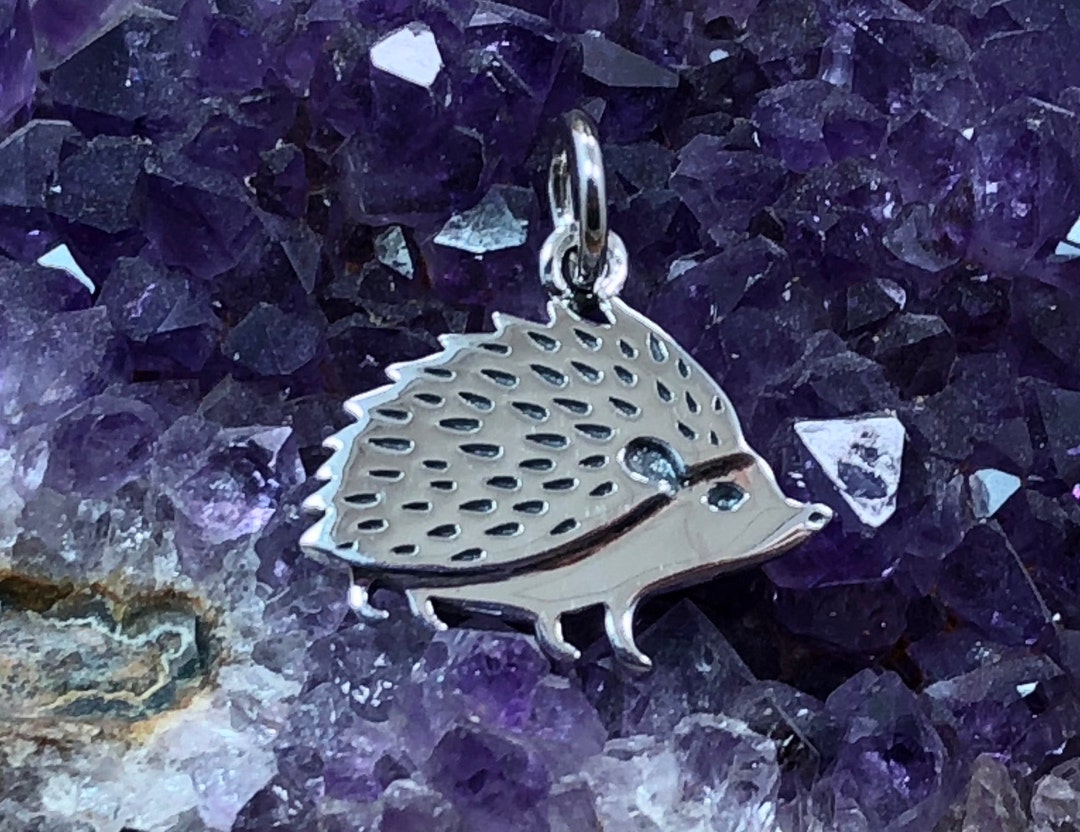 Sterling Silver Hedgehog Charm, Animal Charm, Sterling Silver Charm ...