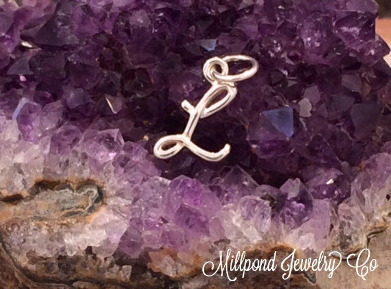 Alphabet Charm, Letter Charm, L Charm, Letter L Charm, Script Letter ...