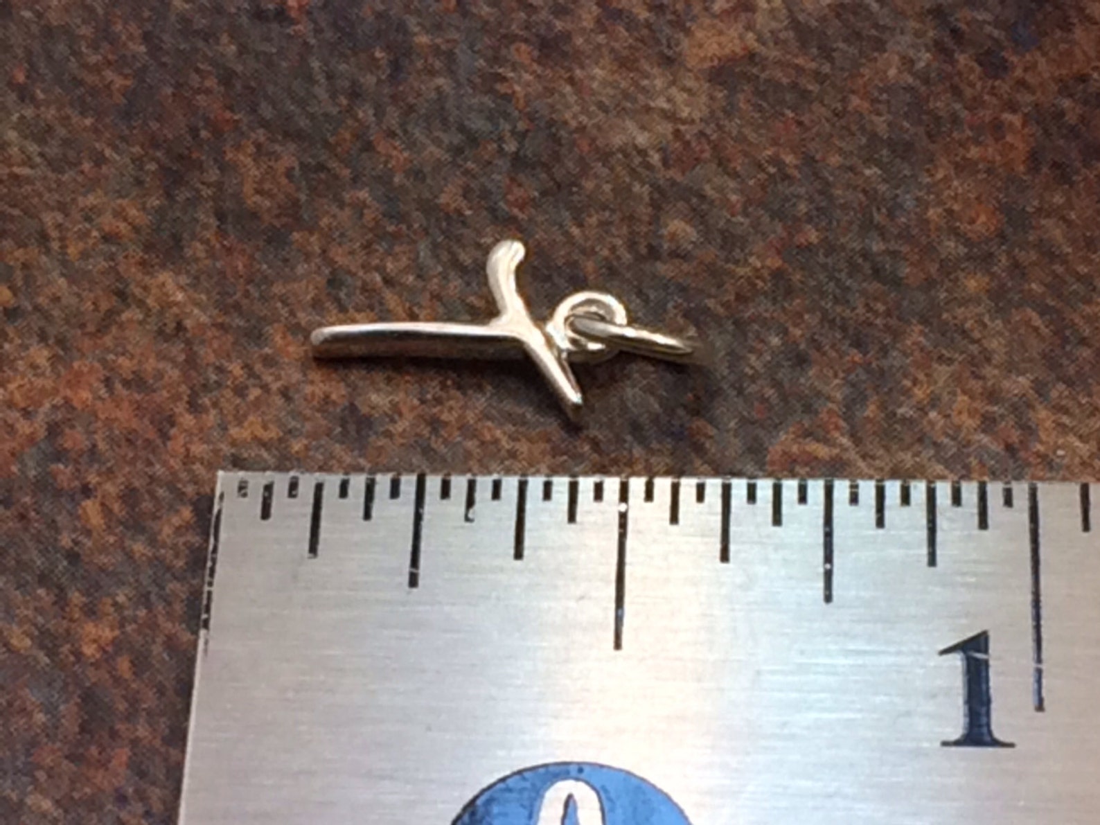 Alphabet Charm Letter Charm T Charm Letter T Charm Script - Etsy