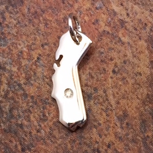 California Charm, California Diamond Charm, California Stamping Blank ...