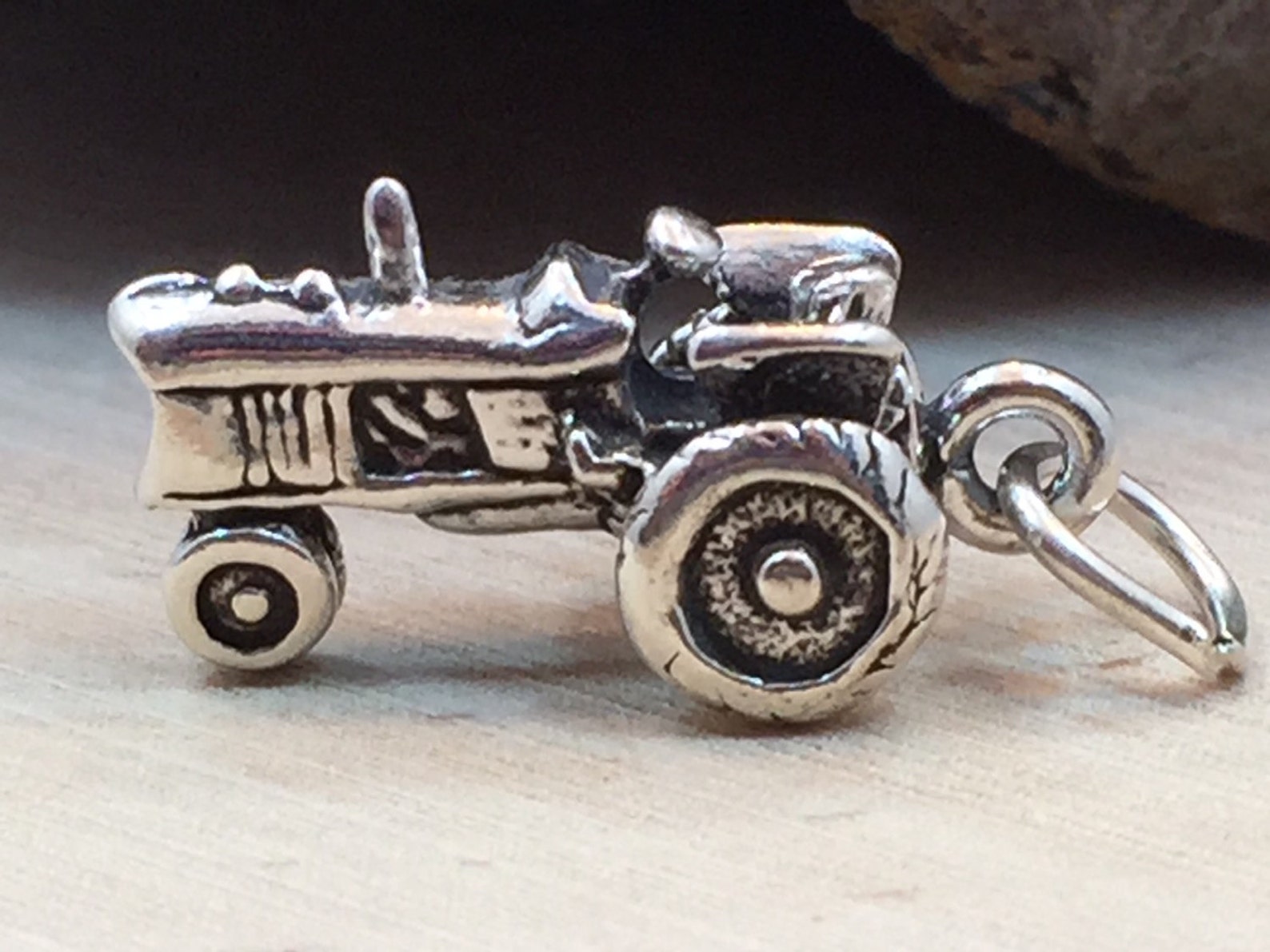Tractor Charm, Tractor Pendant, Farm Charm, Farm Pendant, Farmer Char ...