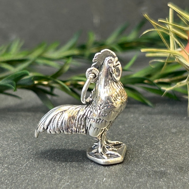 Rooster Pendant - Etsy