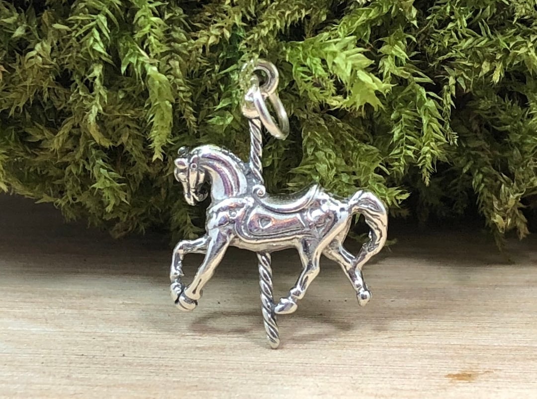 Carousel Charm, Carousel Pendant, Carousel Horse Charm, Horse Pendant ...