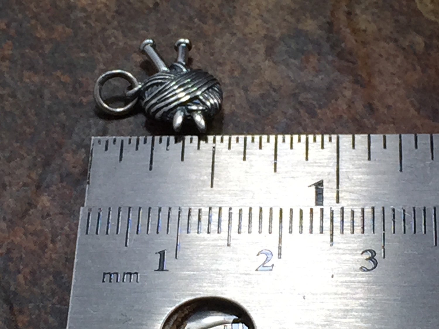 Ball of Yarn Charm Knitting Charm Yarn Charm Crocheting - Etsy Denmark