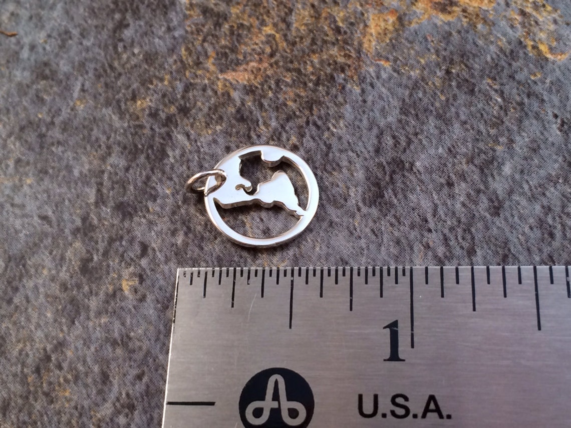 Globe Charm Globe Pendant World Charm Earth Charm Round | Etsy