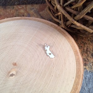 California Charm, California Heart Charm, California Stamping Blank ...