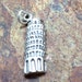 Leaning Tower of Pisa Charm, Leaning Tower of Pisa Pendant, Italy Charm ...