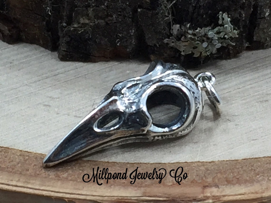 Sparrow Skull Charm, Bird Skull Charm, Sparrow Charm, Bird Charm, Skull ...