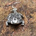 Horned Toad Charm, Horny Toad Charm, Sterling Silver Charm, Reptile ...