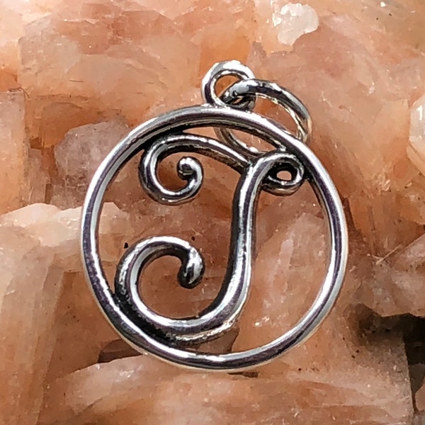 Letter J Charm - Etsy