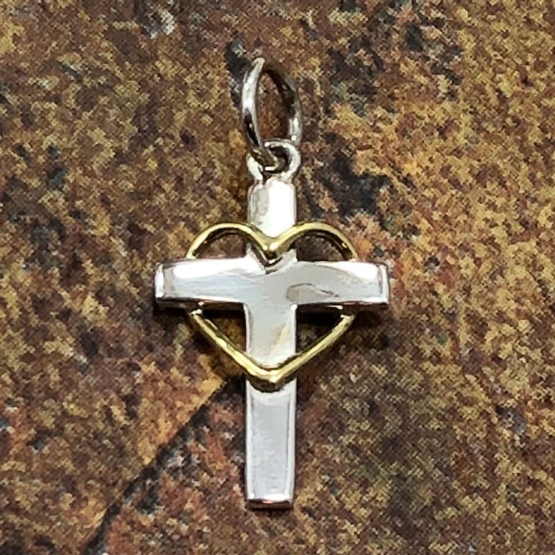 Cross Charm - Etsy
