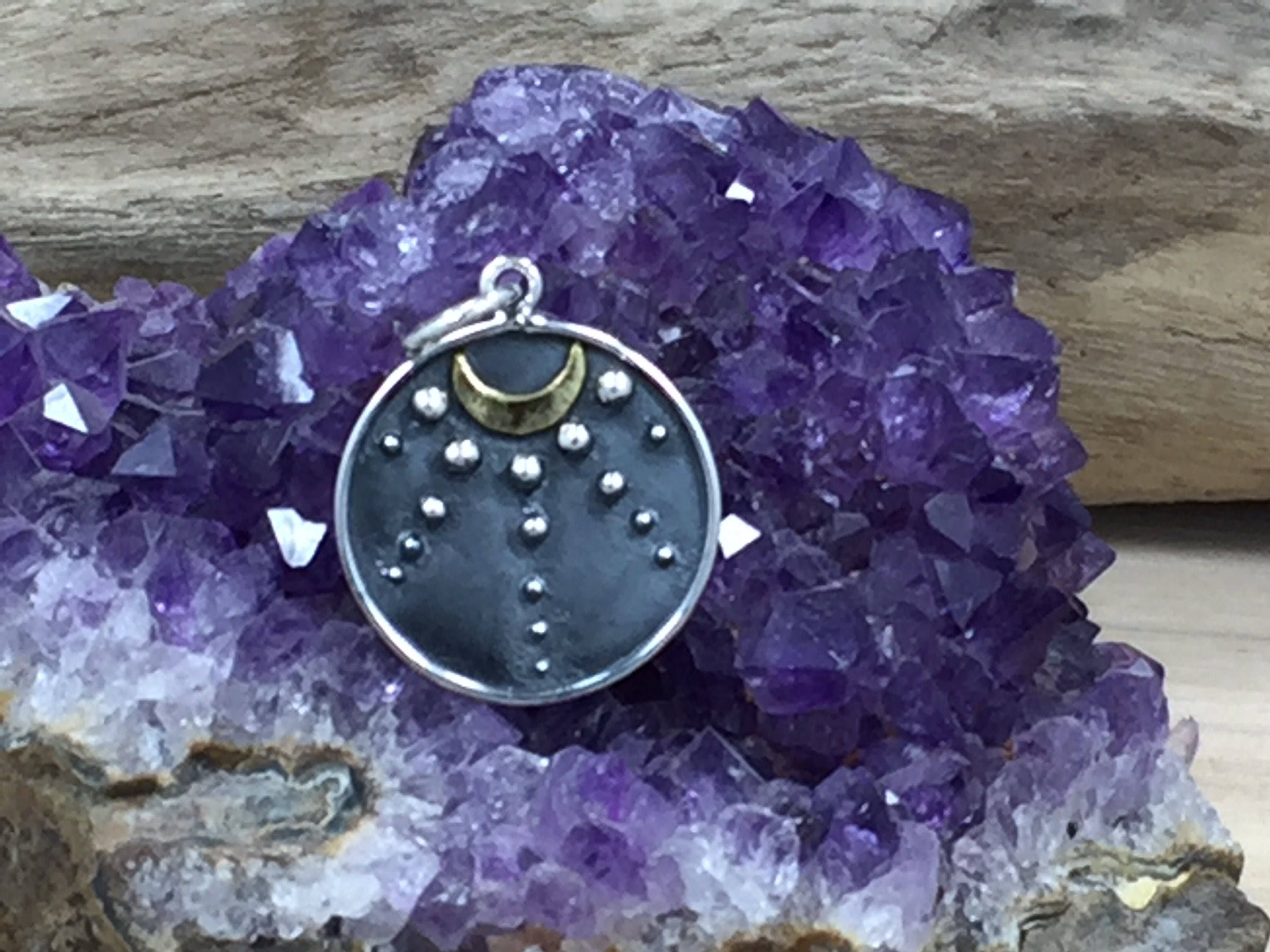 Moon Charm Moon Beam Charm Talisman Charm Moon Charm Moon | Etsy