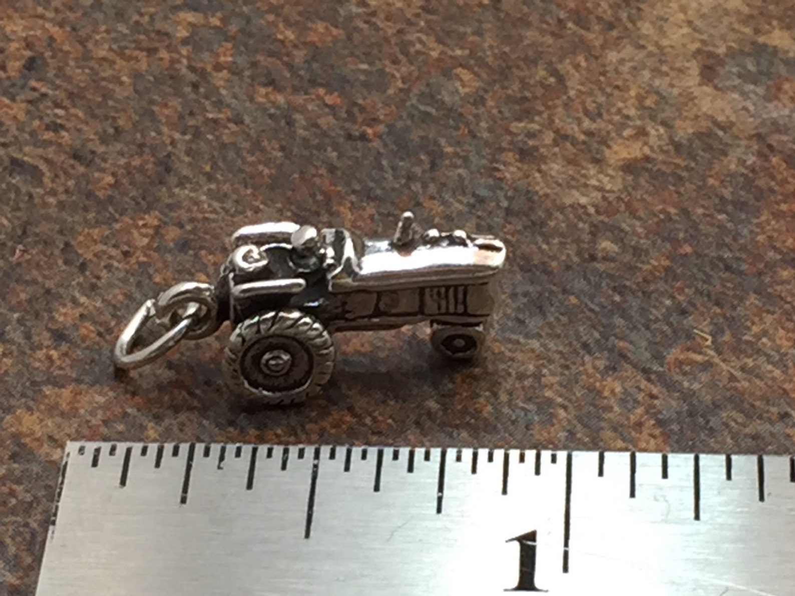 Tractor Charm, Tractor Pendant, Farm Charm, Farm Pendant, Farmer Char ...