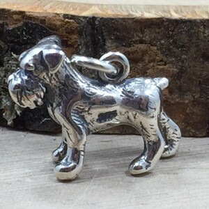 Schnauzer Charm, Schnauzer Pendant, Schnauzer Lover, Dog Lover, Dog ...