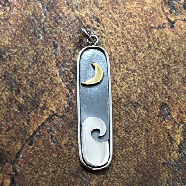 Waves Pendant - Etsy