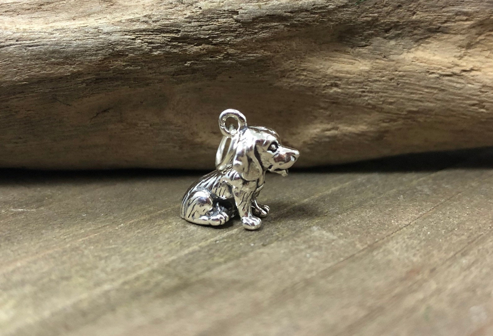 Sterling Silver Beagle Charm Beagle Charm Beagle Pendantdog - Etsy