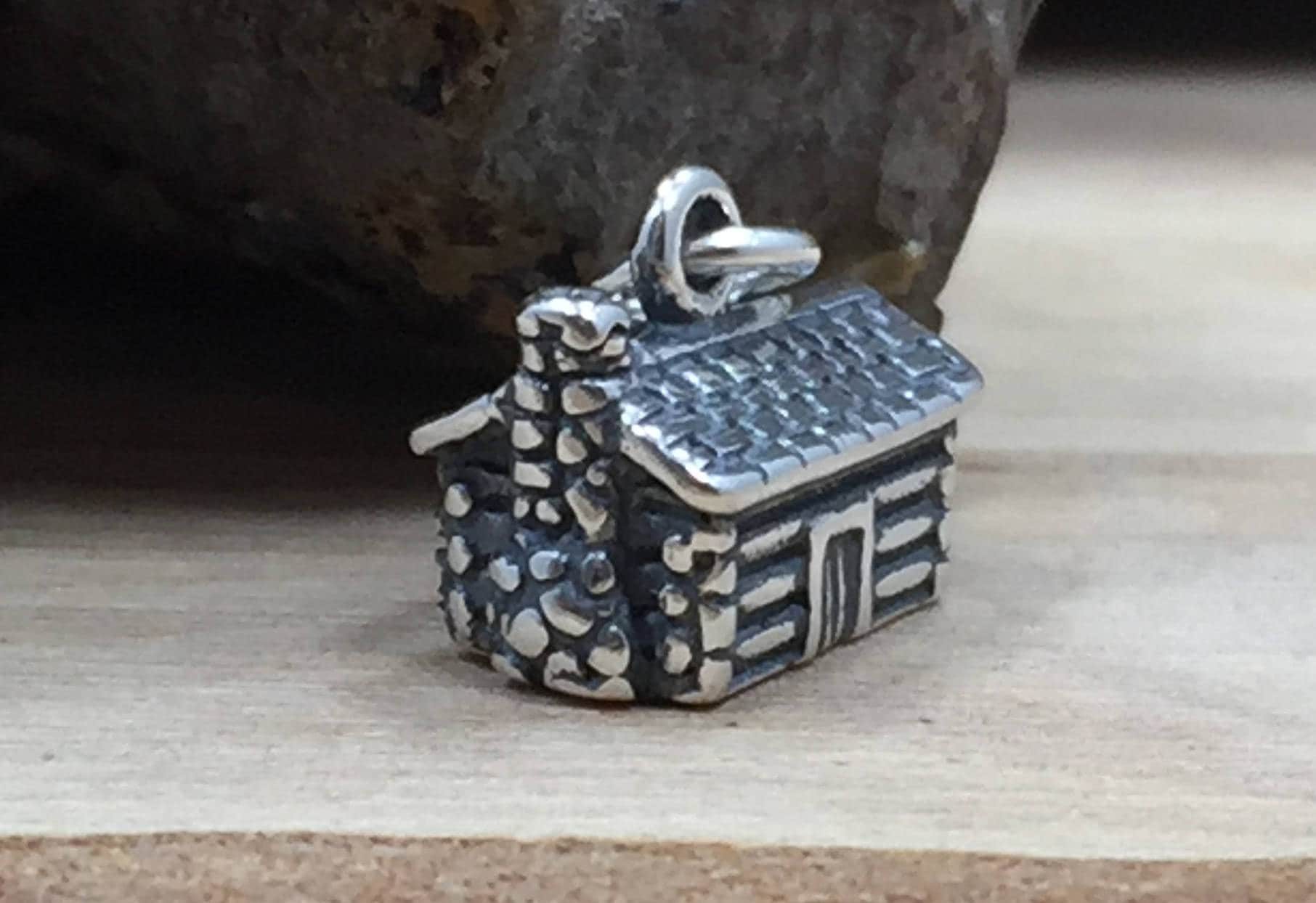 Cabin Charm Log Cabin Charm Wilderness Charm Camping Charm | Etsy