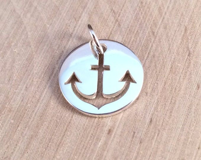 Anchor Charm, Cut Out Anchor Charm, Anchor Disk, Cut Out Anchor Disk ...