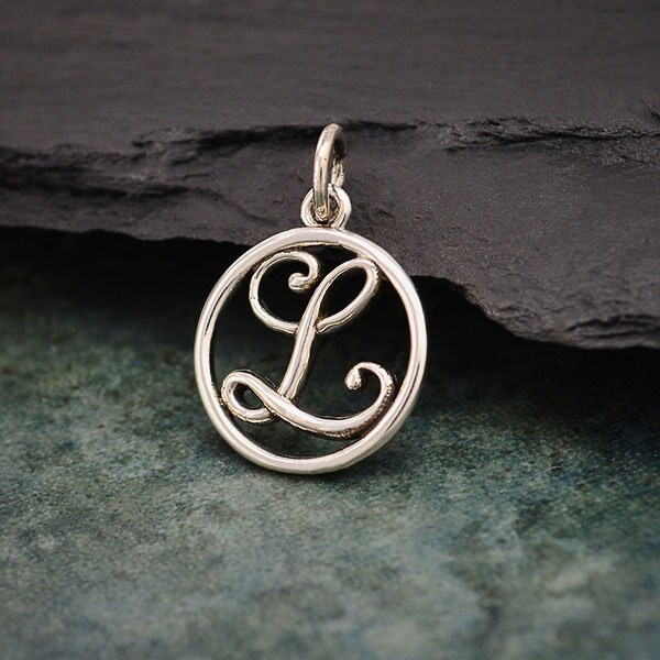 Letter L Charm - Etsy