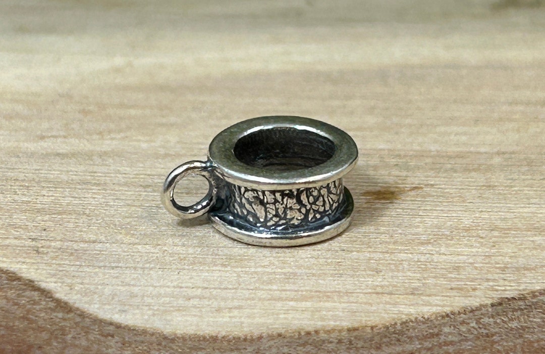 Sterling Silver Charm Adapter, Adapter Bead, Converter Bead, Bracelet ...